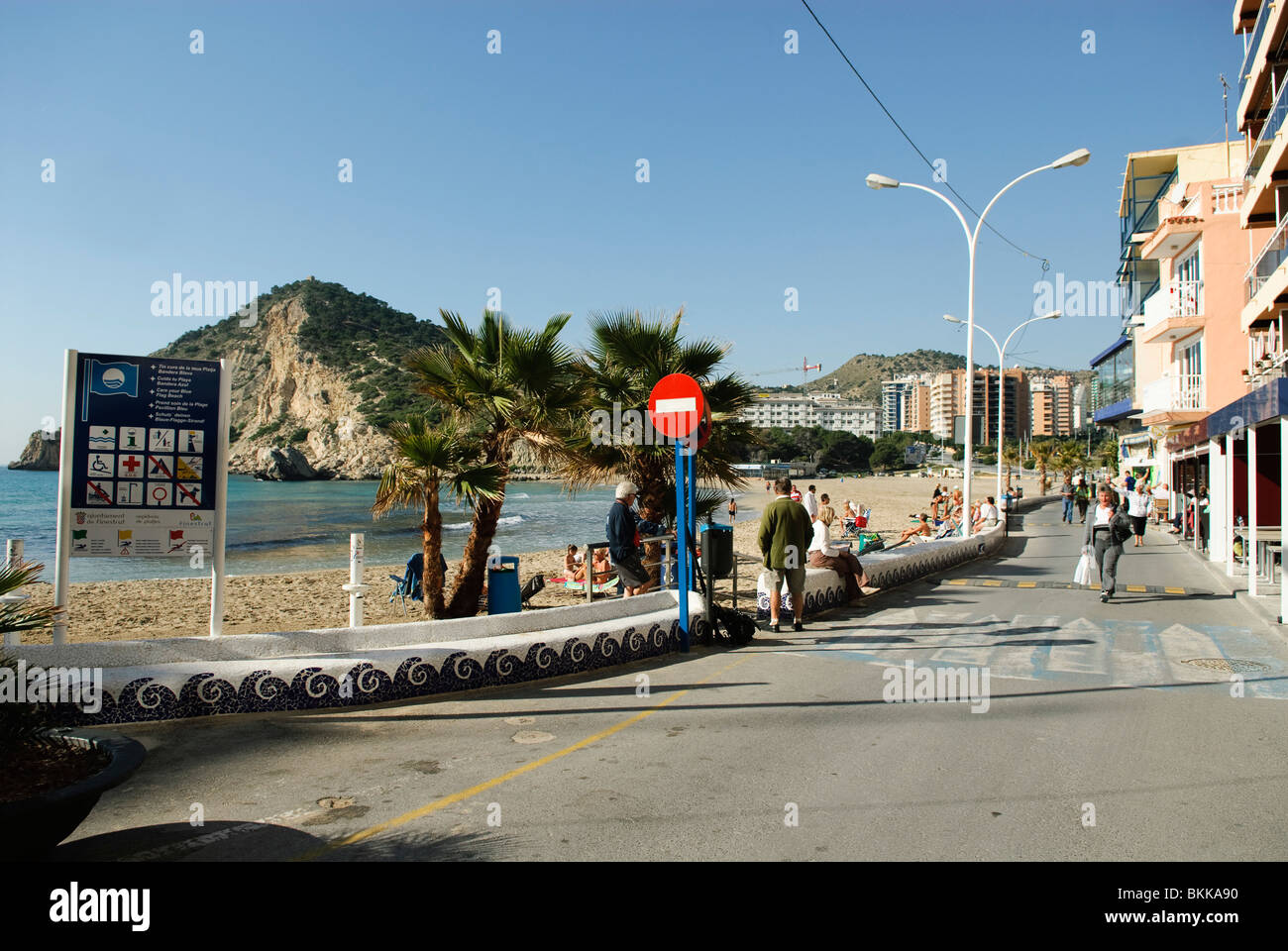 Cala De Finestrat, Benidorm, Costa Blanca, Spain Stock Photo - Alamy