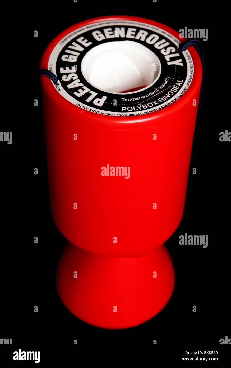 Charity collection tin hi-res stock photography and images - Alamy