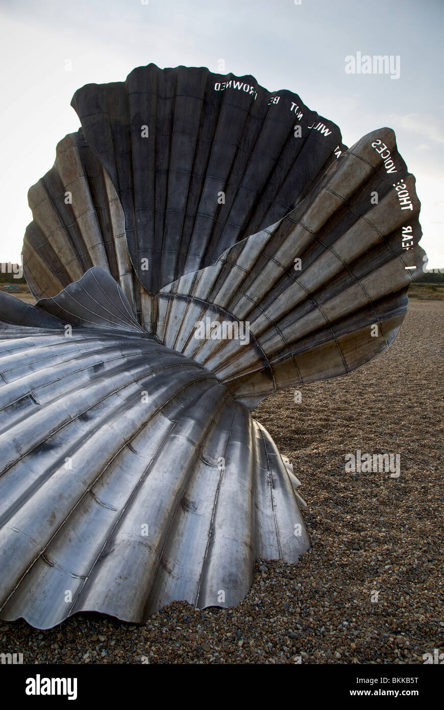 Maggie Hamblin Shell Sculpture Aldeburgh Suffolk UK Beach Sea Front ...