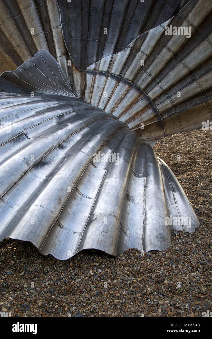 Maggie Hamblin Shell Sculpture Aldeburgh Suffolk UK Beach Sea Front ...