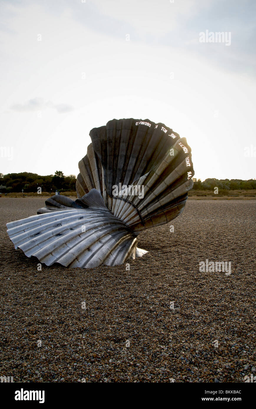 Maggie Hamblin Shell Sculpture Aldeburgh Suffolk UK Beach Sea Front ...