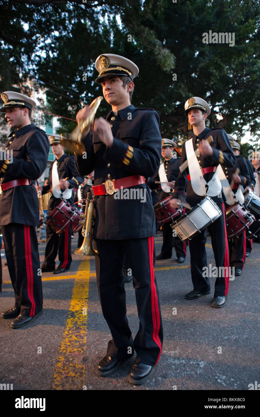 Semana Santa Procession in Holy Week. Malaga. Andalusia. Province ...