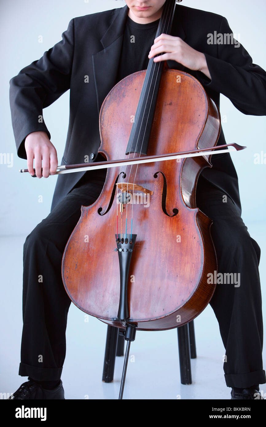 Guy Playing Cello