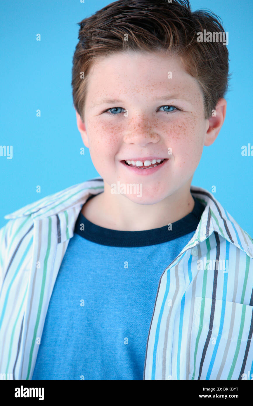 Portrait Of A Boy Stock Photo - Alamy