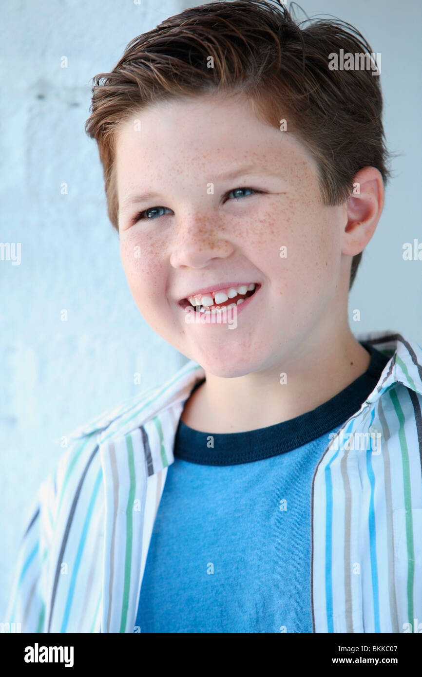 Portrait Of A Boy Stock Photo - Alamy