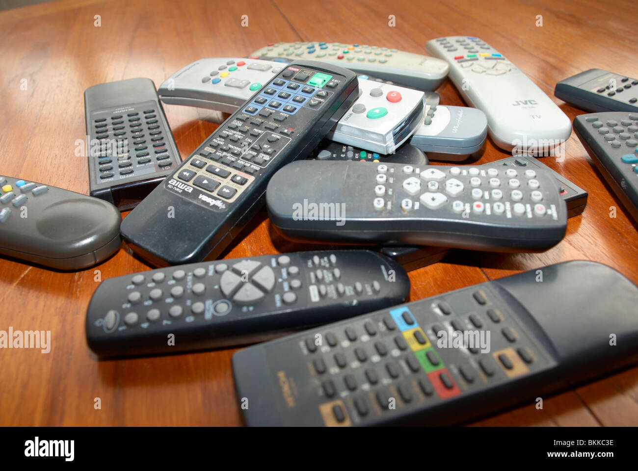 Dirty tv remote controls hi-res stock photography and images - Alamy