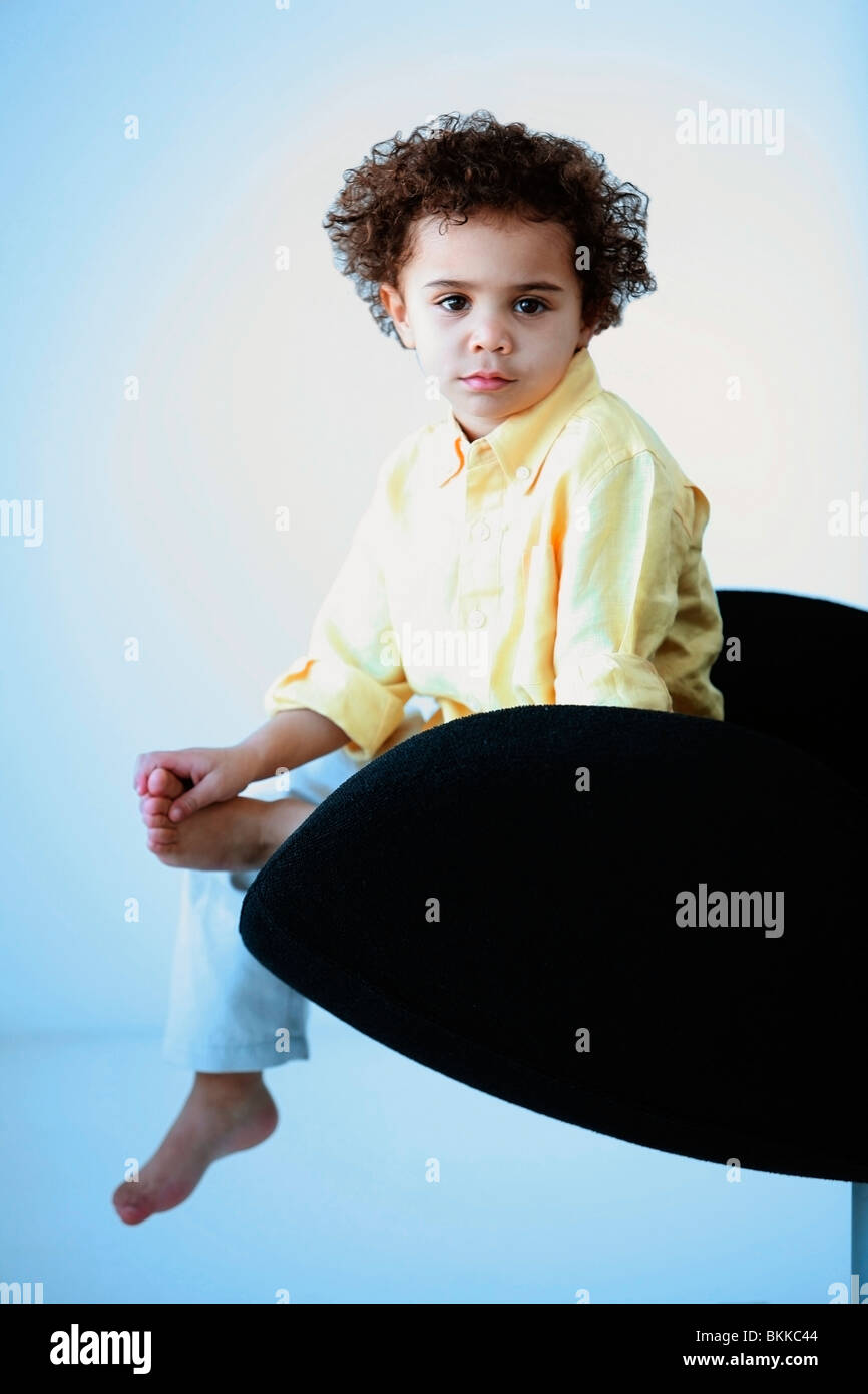 Portrait Of A Young Boy Stock Photo - Alamy