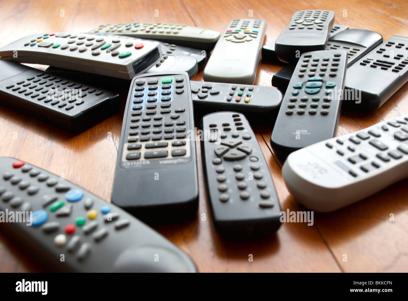 Dirty tv remote controls hi-res stock photography and images - Alamy