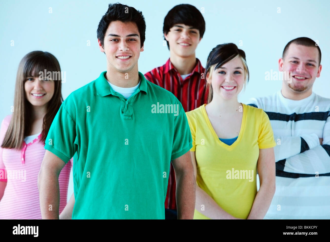 A Group Of Teenagers Stock Photo - Alamy