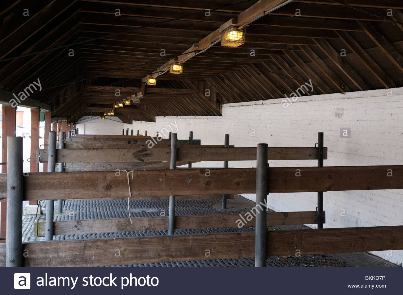 Empty Wooden Stall At Market High Resolution Stock Photography and ...