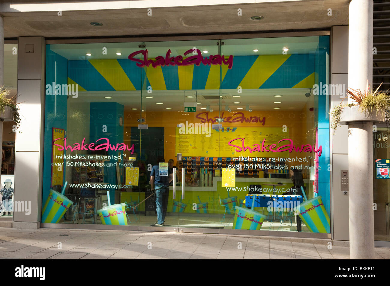 ShakeAway milkshake shop / bar Stock Photo - Alamy