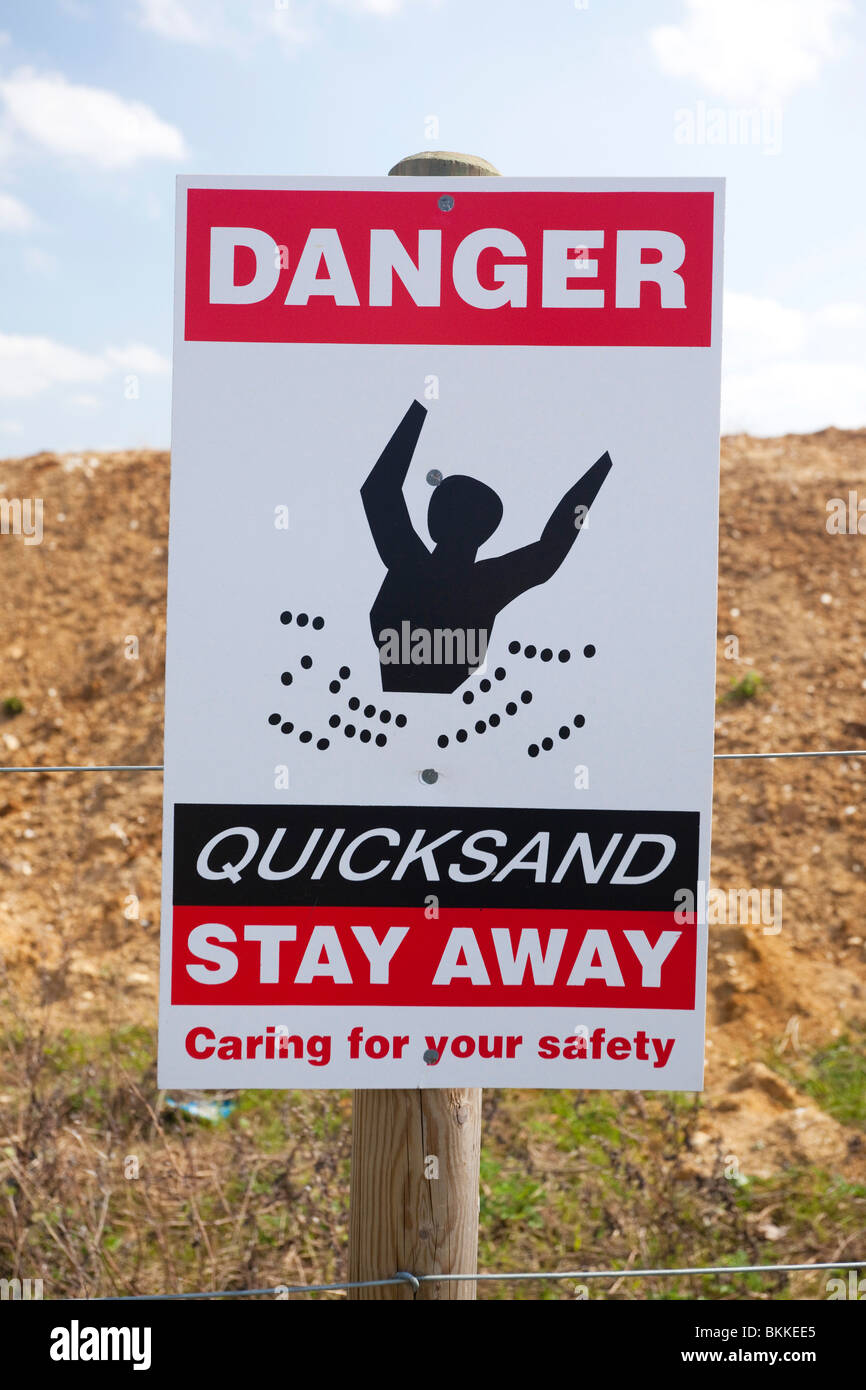 Quicksand Sign