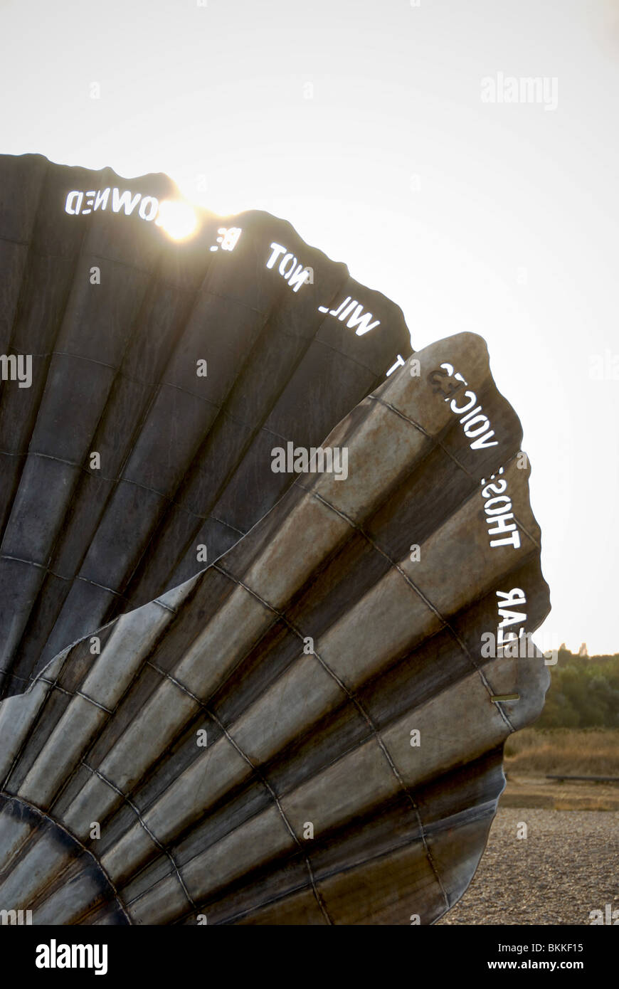 Maggie Hamblin Shell Sculpture Aldeburgh Suffolk UK Beach Sea Front ...