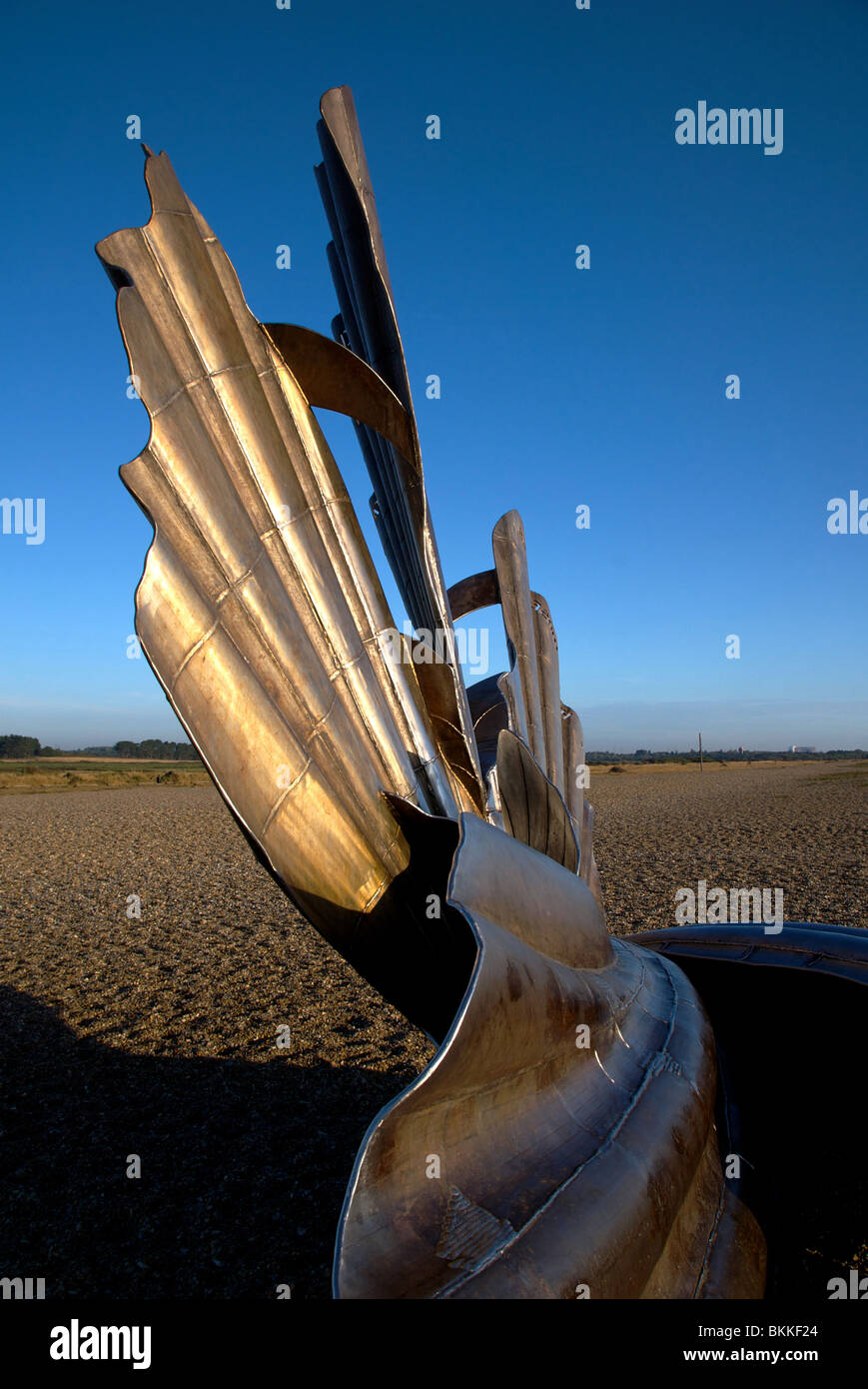 Maggie Hamblin Shell Sculpture Aldeburgh Suffolk UK Beach Sea Front ...