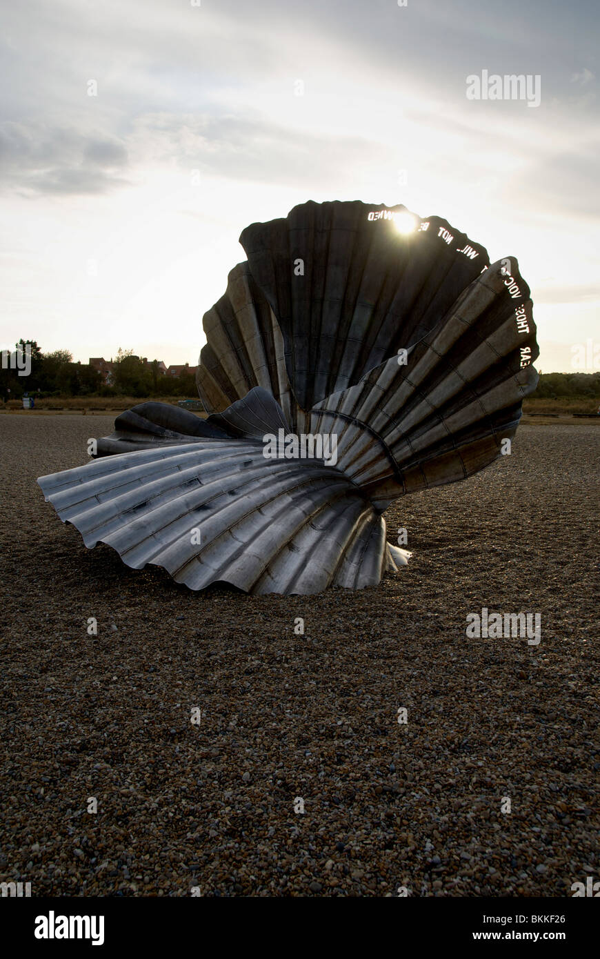 Maggie Hamblin Shell Sculpture Aldeburgh Suffolk UK Beach Sea Front ...