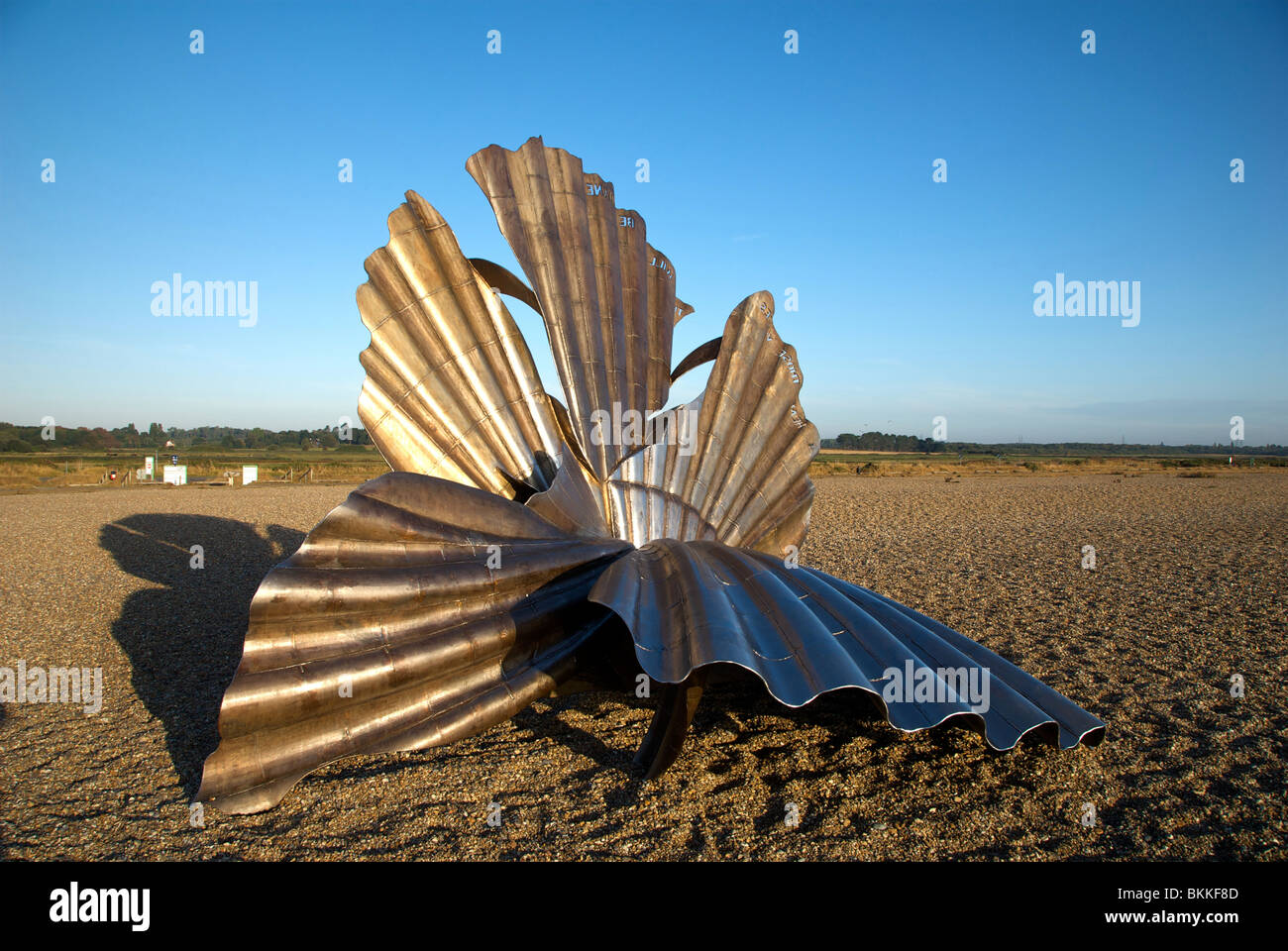 Maggie Hamblin Shell Sculpture Aldeburgh Suffolk UK Beach Sea Front ...
