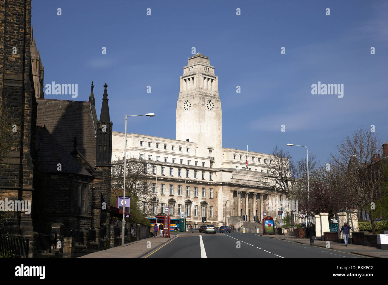 University of Leeds Parkinson building Yorkshire UK Stock Photo - Alamy