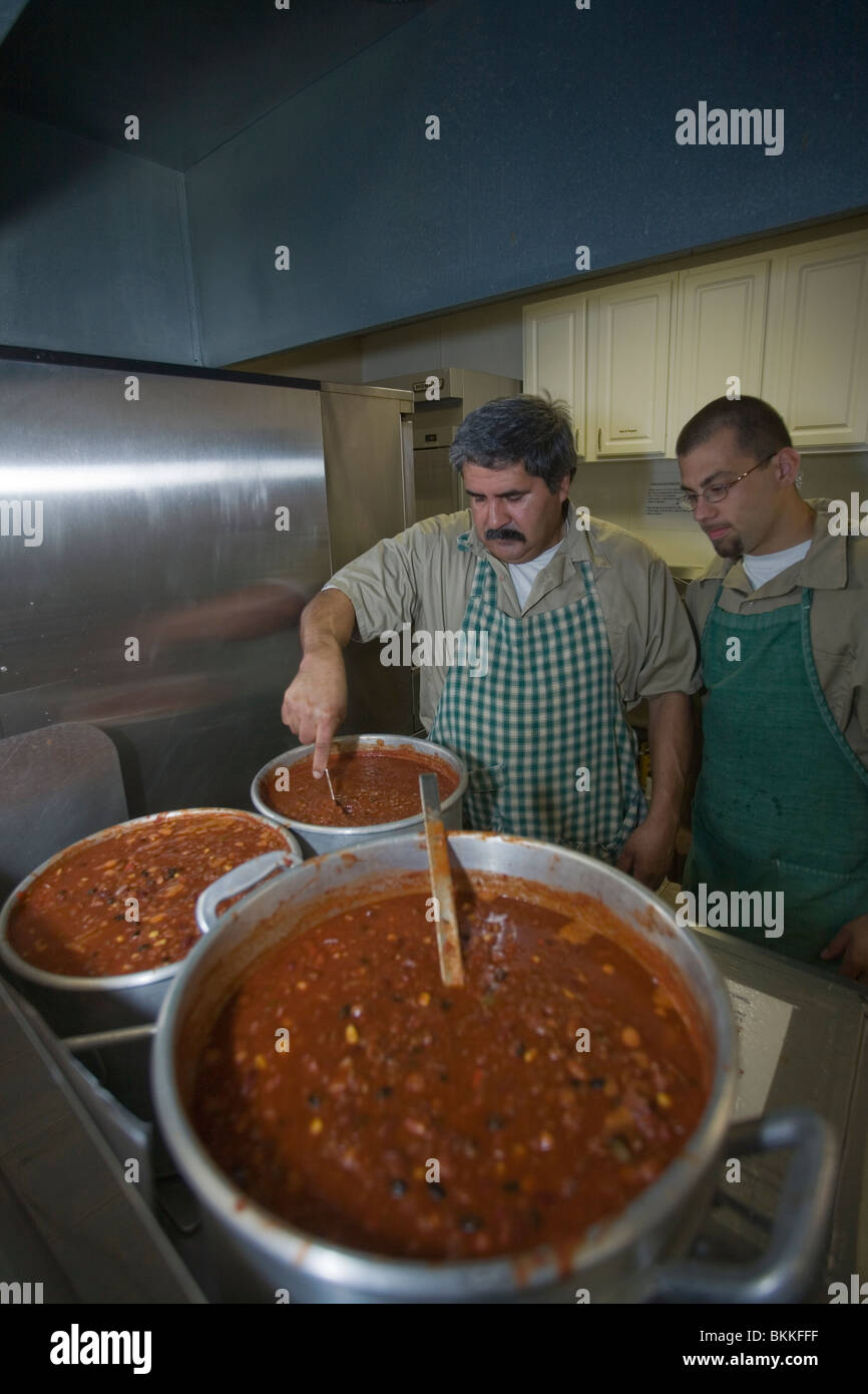 Inmates from the Residential Treatment Center in the State Penitentiary ...