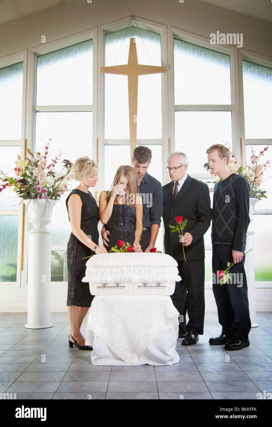 Deceased young woman in coffin hi-res stock photography and images - Alamy