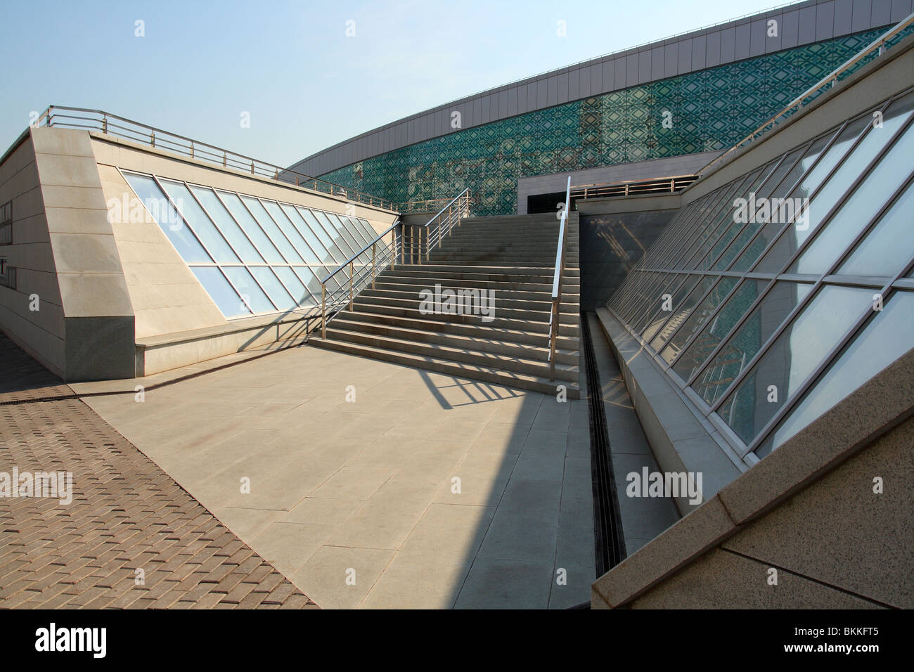 modern glass building - congress-hall in Ufa Russia Stock Photo - Alamy