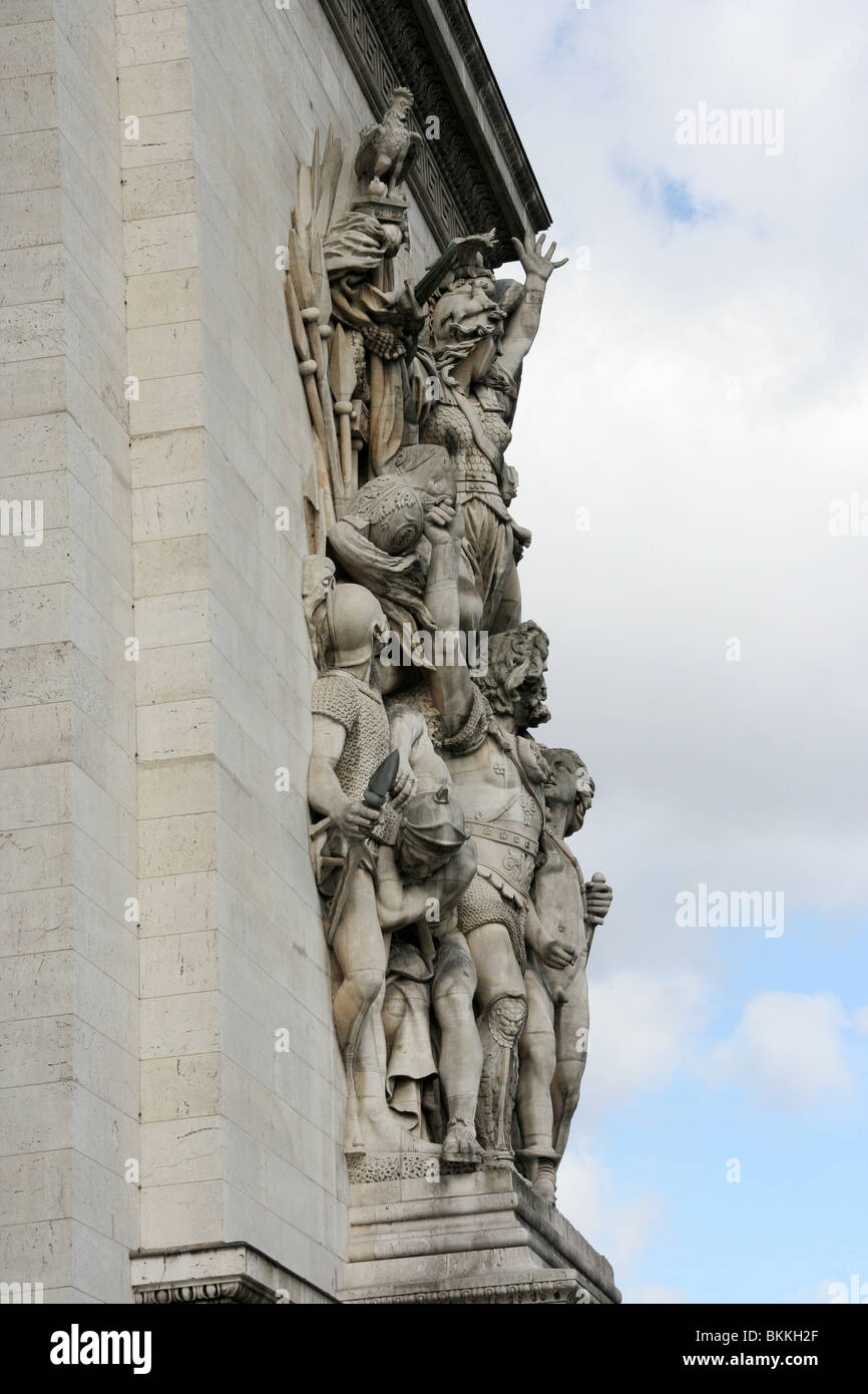 Arch of triumph. Paris, France. Europe Stock Photo - Alamy