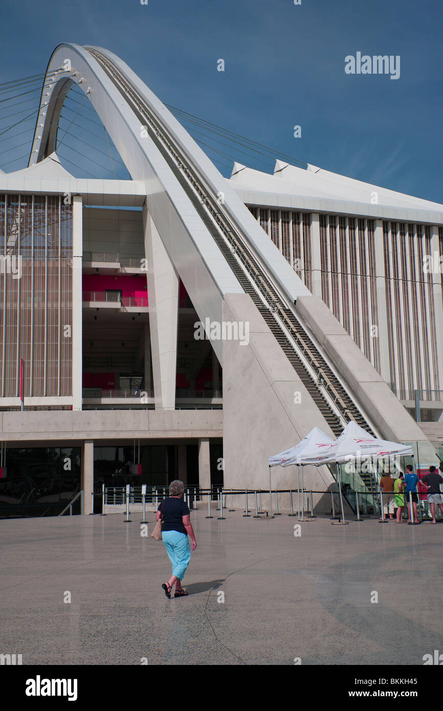 Football World Cup Moses Mabhida Stadium in Durban Stock Photo - Alamy