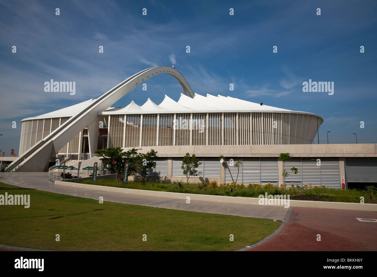 Football World Cup Moses Mabhida Stadium in Durban Stock Photo - Alamy