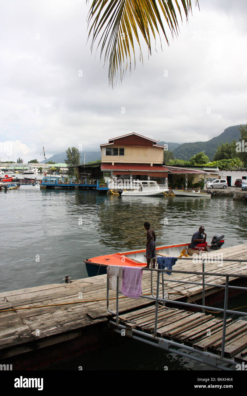 marina in victoria,mahe,seychelles,africa Stock Photo - Alamy