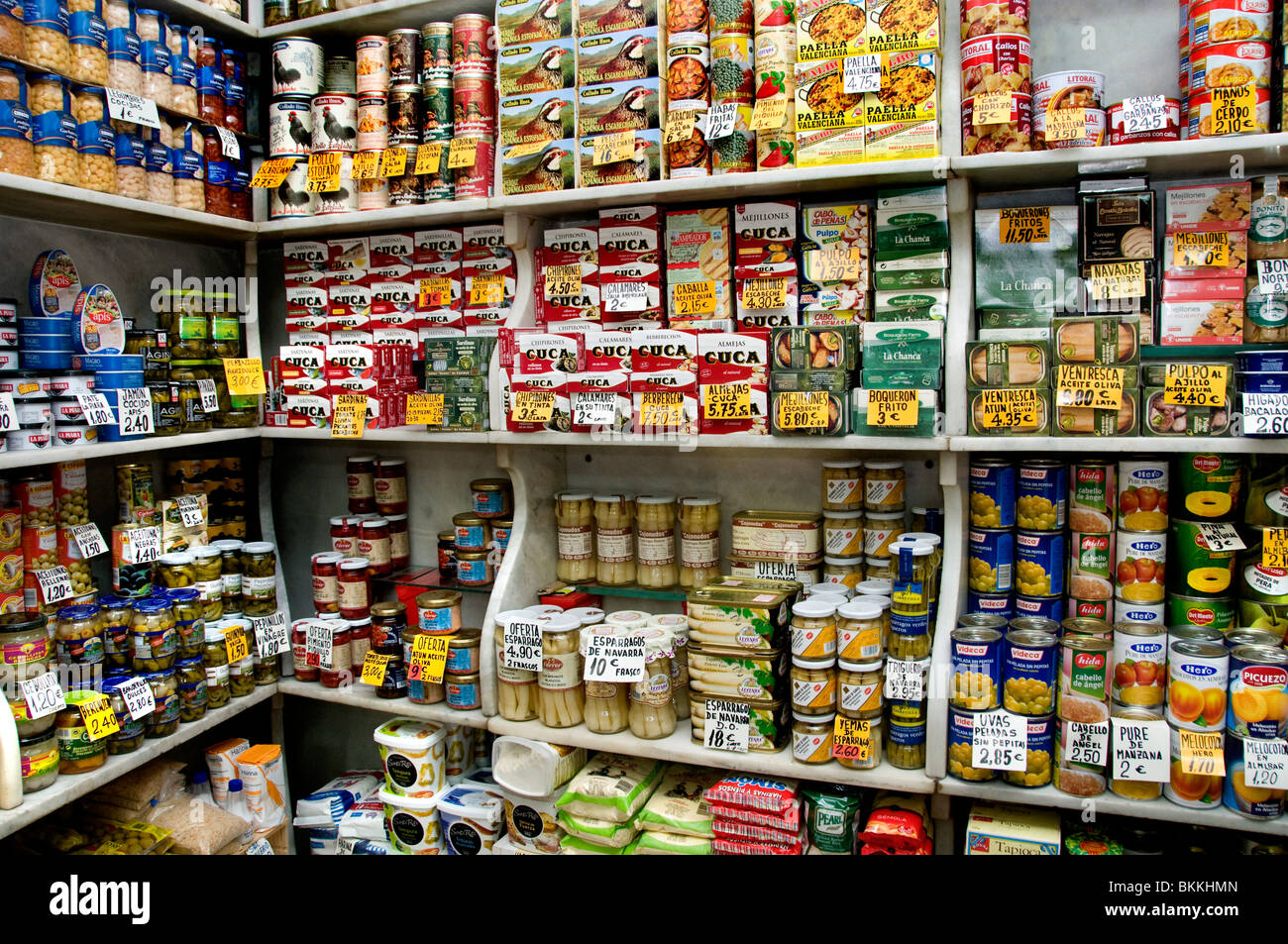 Grocer Grocery Old Madrid Spain Stock Photo - Alamy
