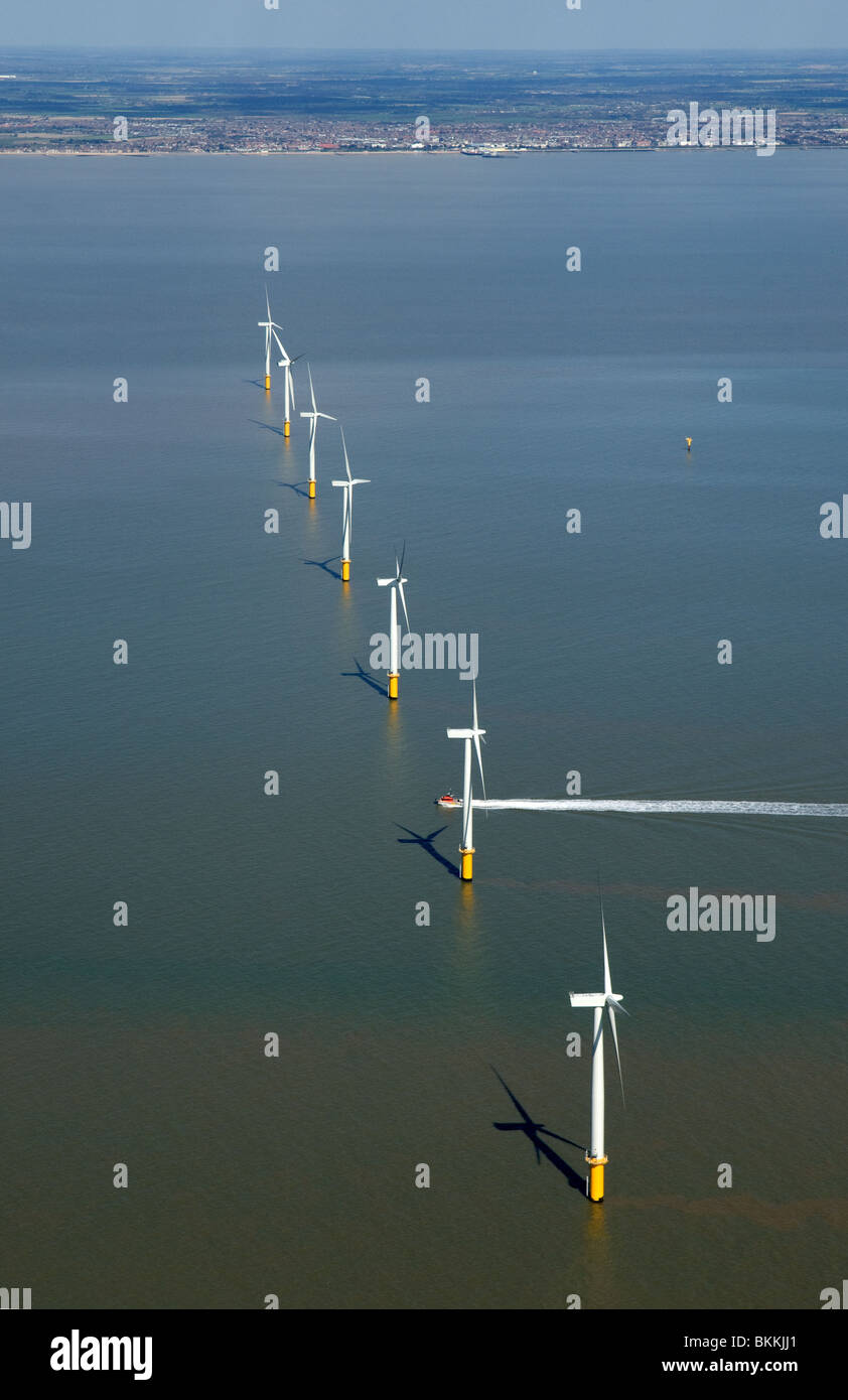 North sea offshore wind farm aerial hi-res stock photography and images ...