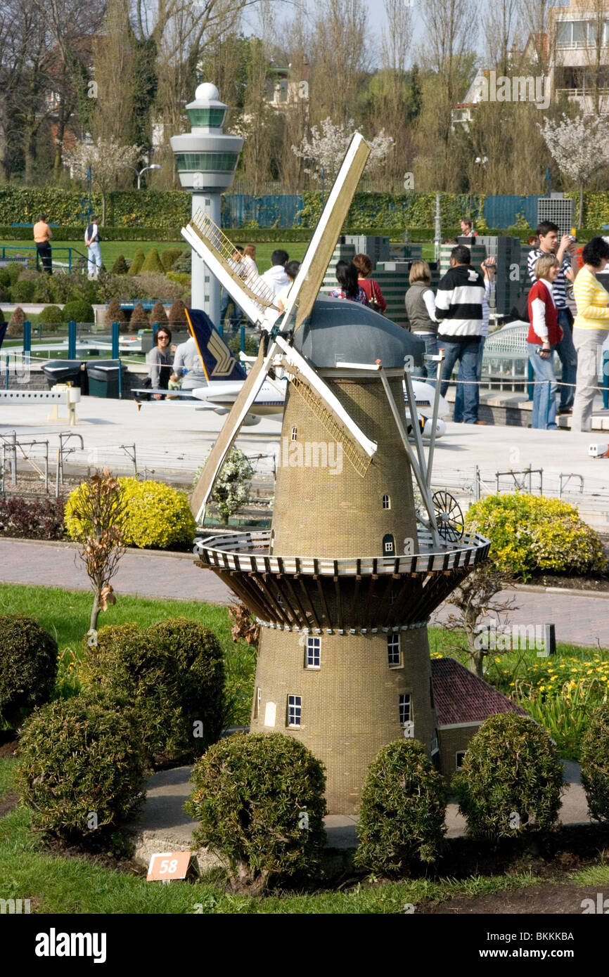 Model windmill at Madurodam, Scheveningen, The Hague, Netherlands Stock ... Model windmill at Madurodam, Scheveningen, The Hague, Netherlands Stock ...