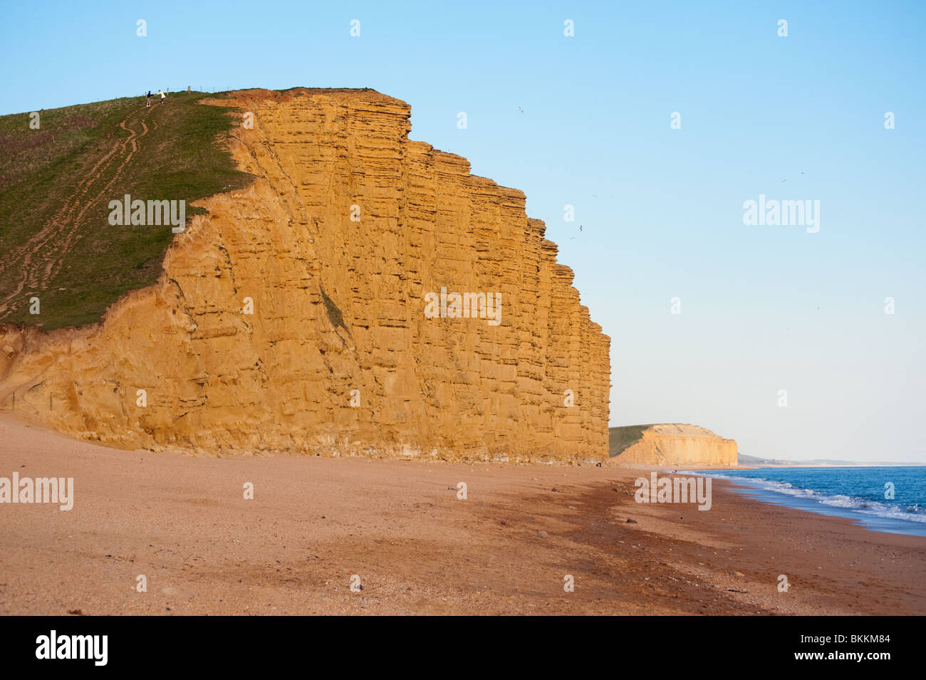 Chesil Beach, West Bay, Burton Bradstock, the Dorset coast Stock Photo ...
