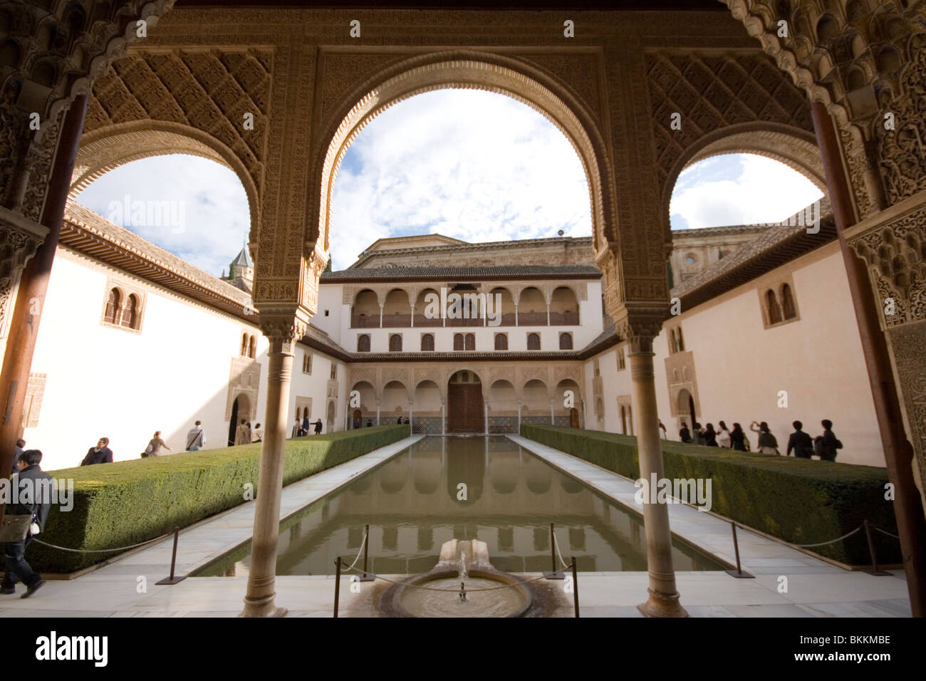 Alhambra courtyard hi-res stock photography and images - Alamy