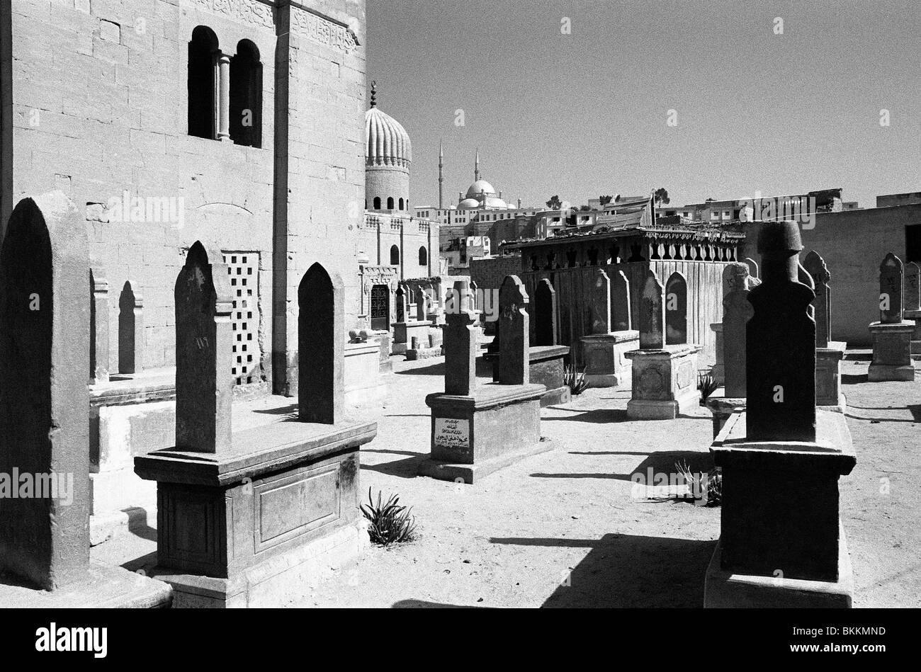 Tombs in the Southern Cemetery in Cairo, a vast necropolis in the ...