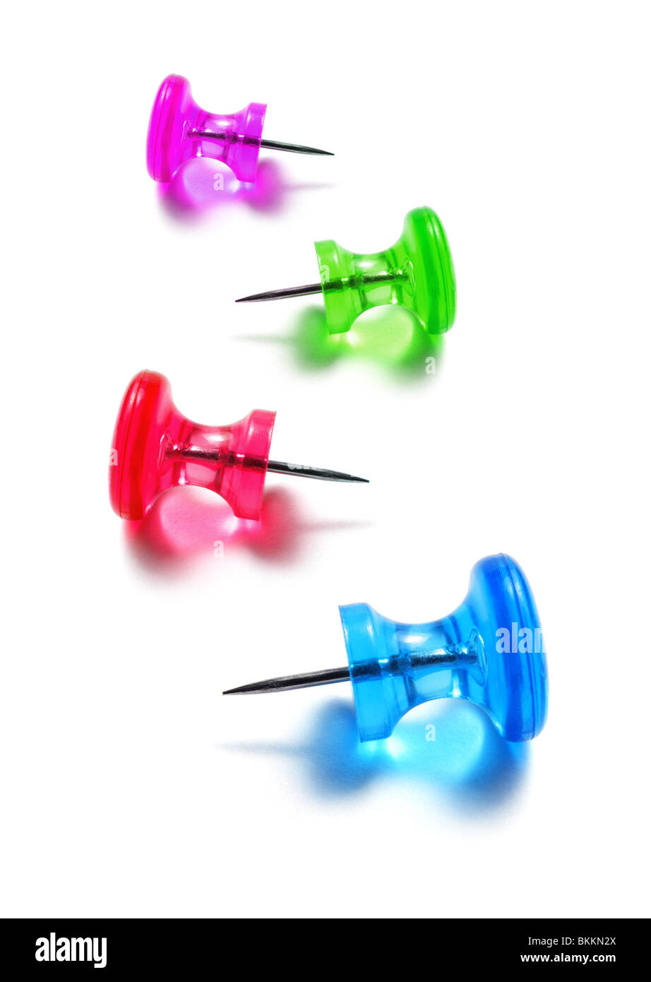 Drawing pins Cut Out Stock Images & Pictures - Alamy