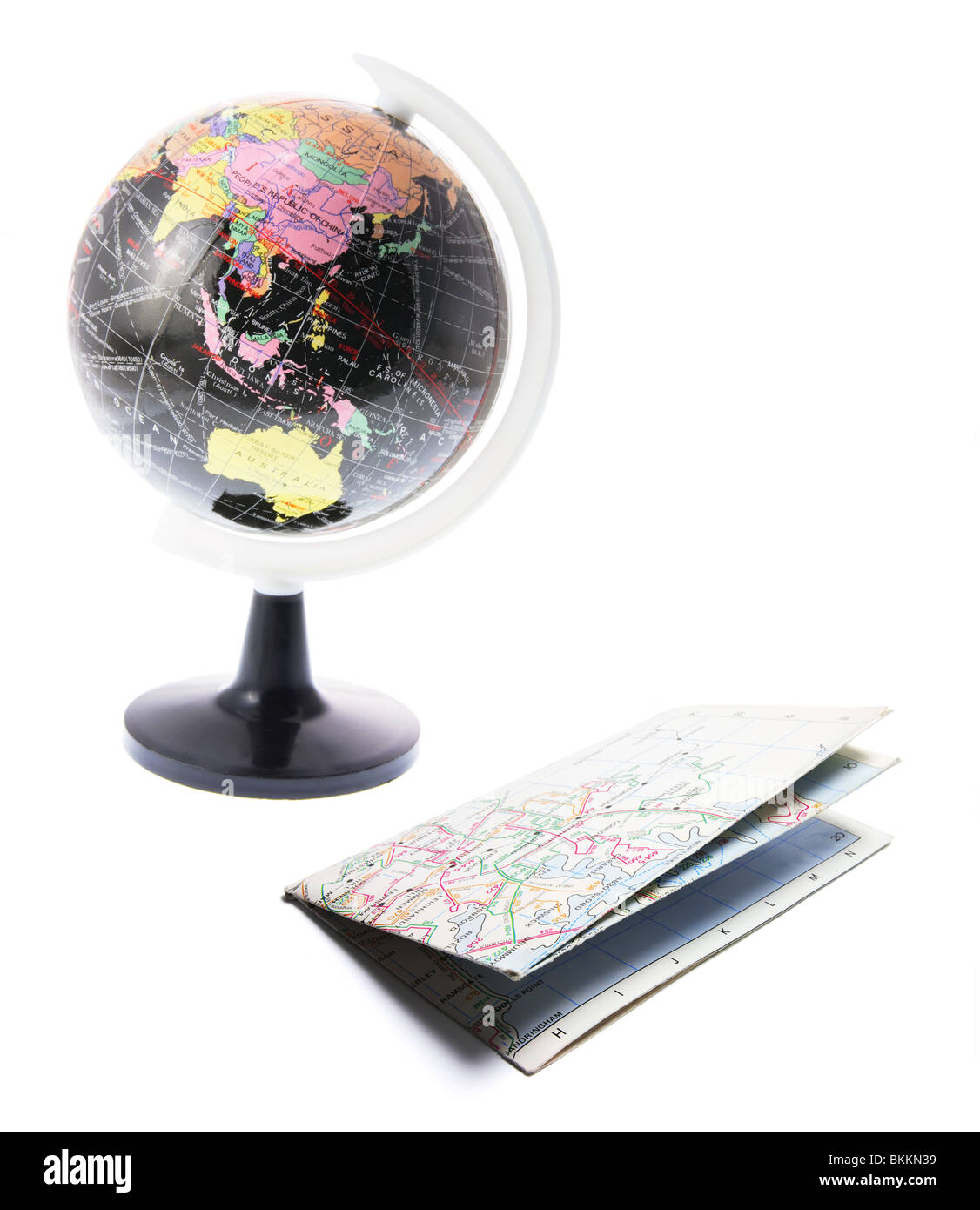 World globe road hi-res stock photography and images - Alamy