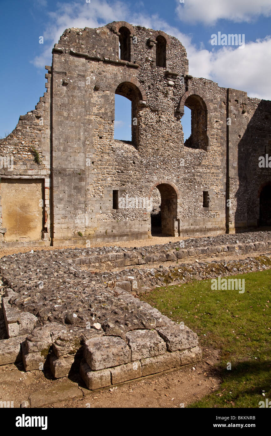 Wolvesey Castle, Winchester Hampshire, England Stock Photo - Alamy