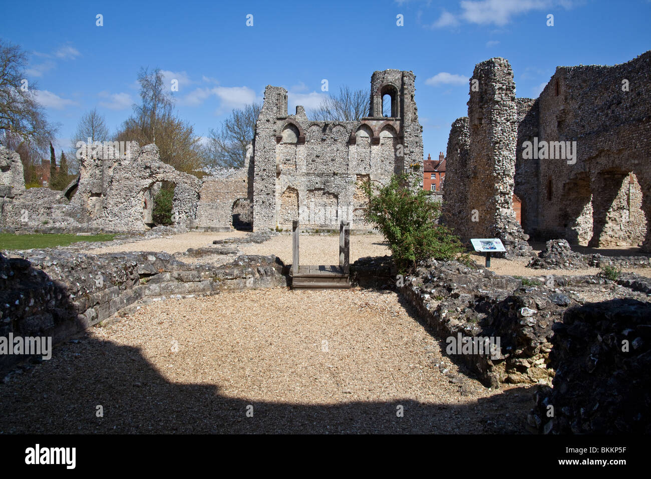 Wolvesey Castle, Winchester Hampshire, England Stock Photo - Alamy