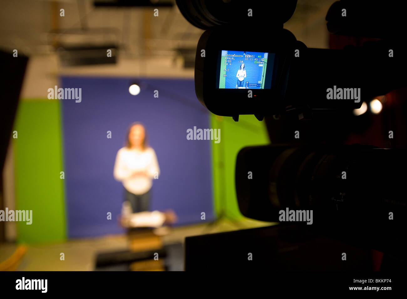 Teleprompter television hi-res stock photography and images - Alamy
