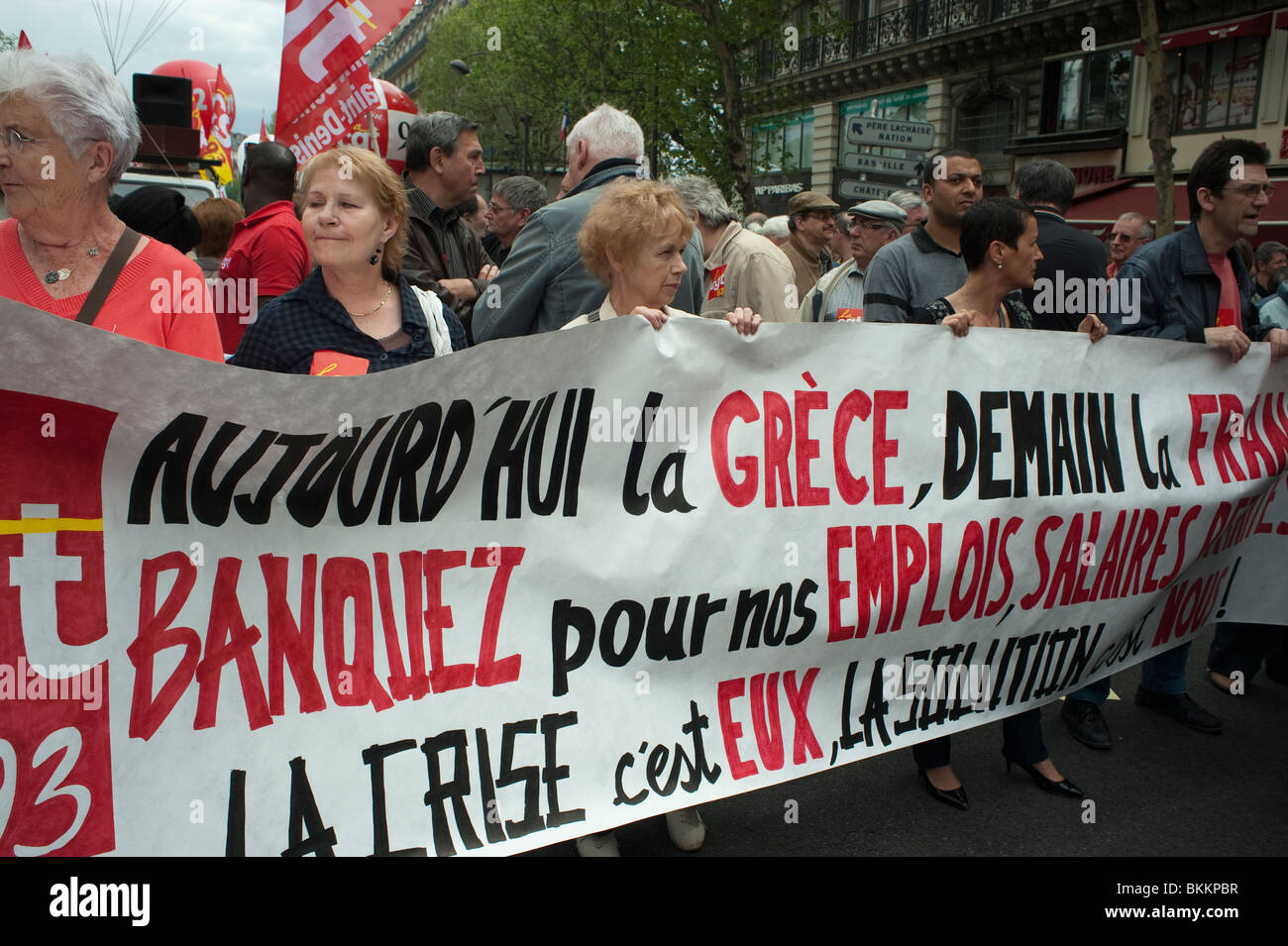 French group of trade unions hi-res stock photography and images - Alamy