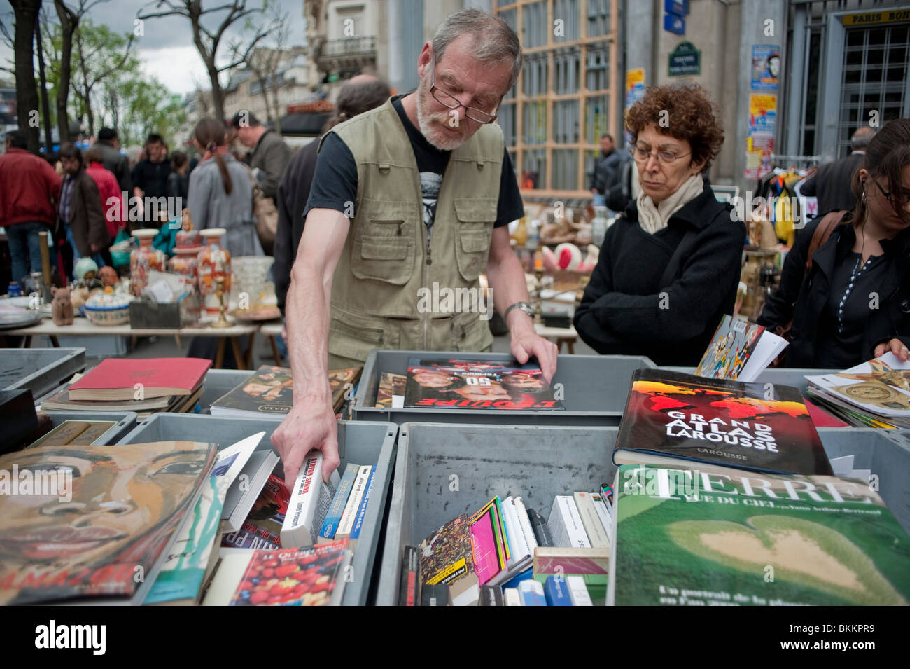 Couple Shopping French Brocante High Resolution Stock Photography and ...