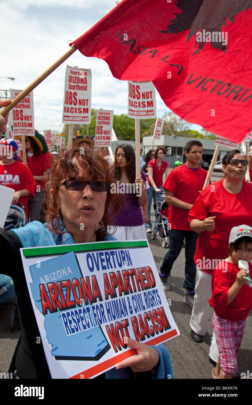 Immigration rally in detroit hi-res stock photography and images - Alamy