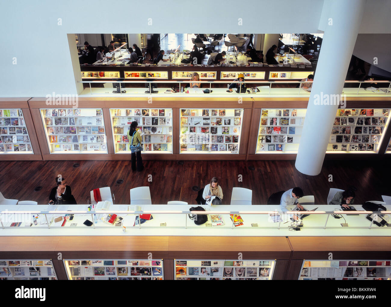 Interior public library in amsterdam hi-res stock photography and ...