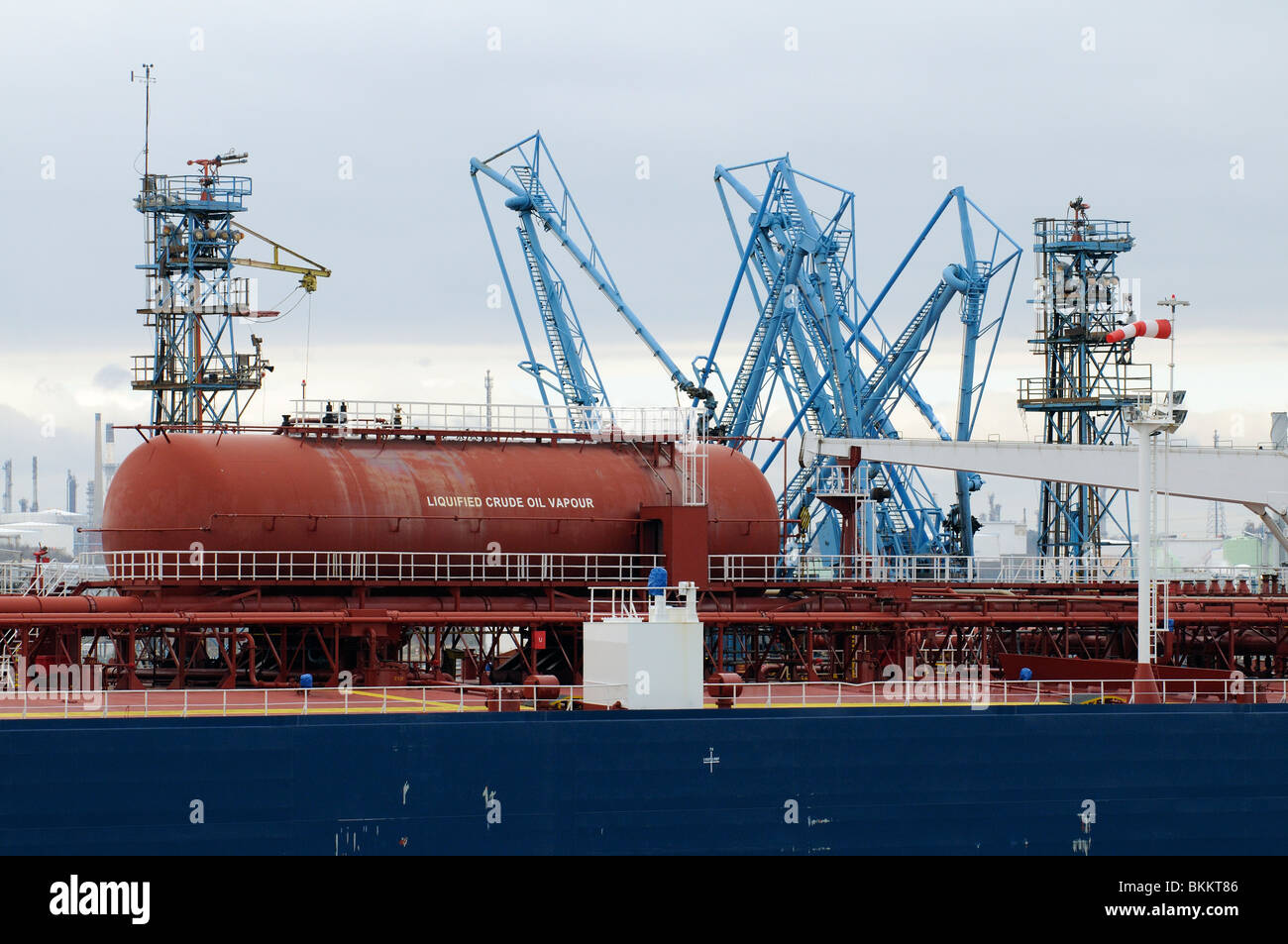 FMT Fawley Marine Terminal Southampton Water England UK A liquified ...