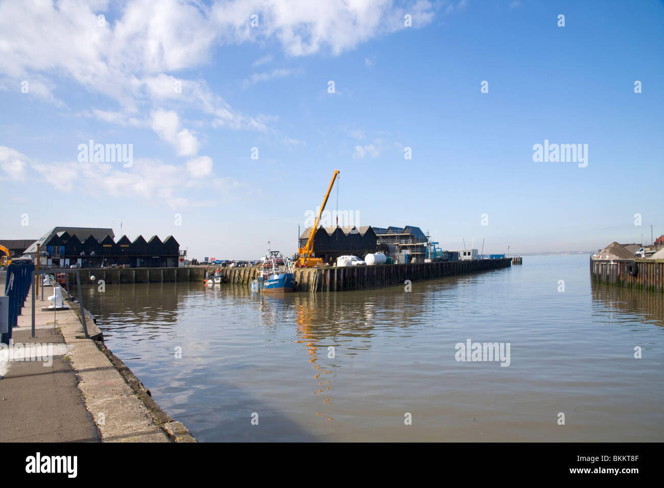 whitstable harbour in North kent Stock Photo - Alamy