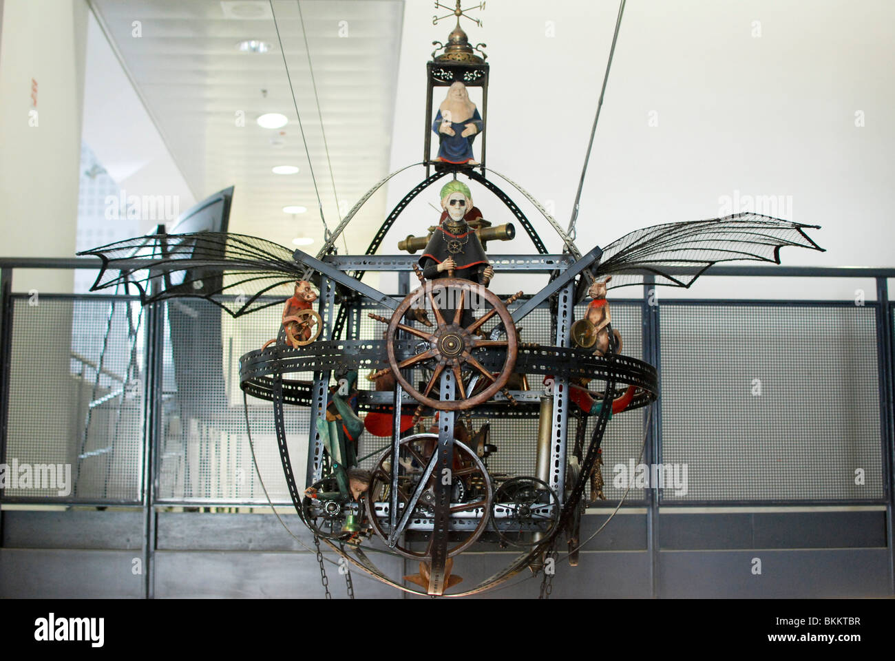 Israel, Jerusalem Science Museum. Flight: a kinetic statue Stock Photo ...
