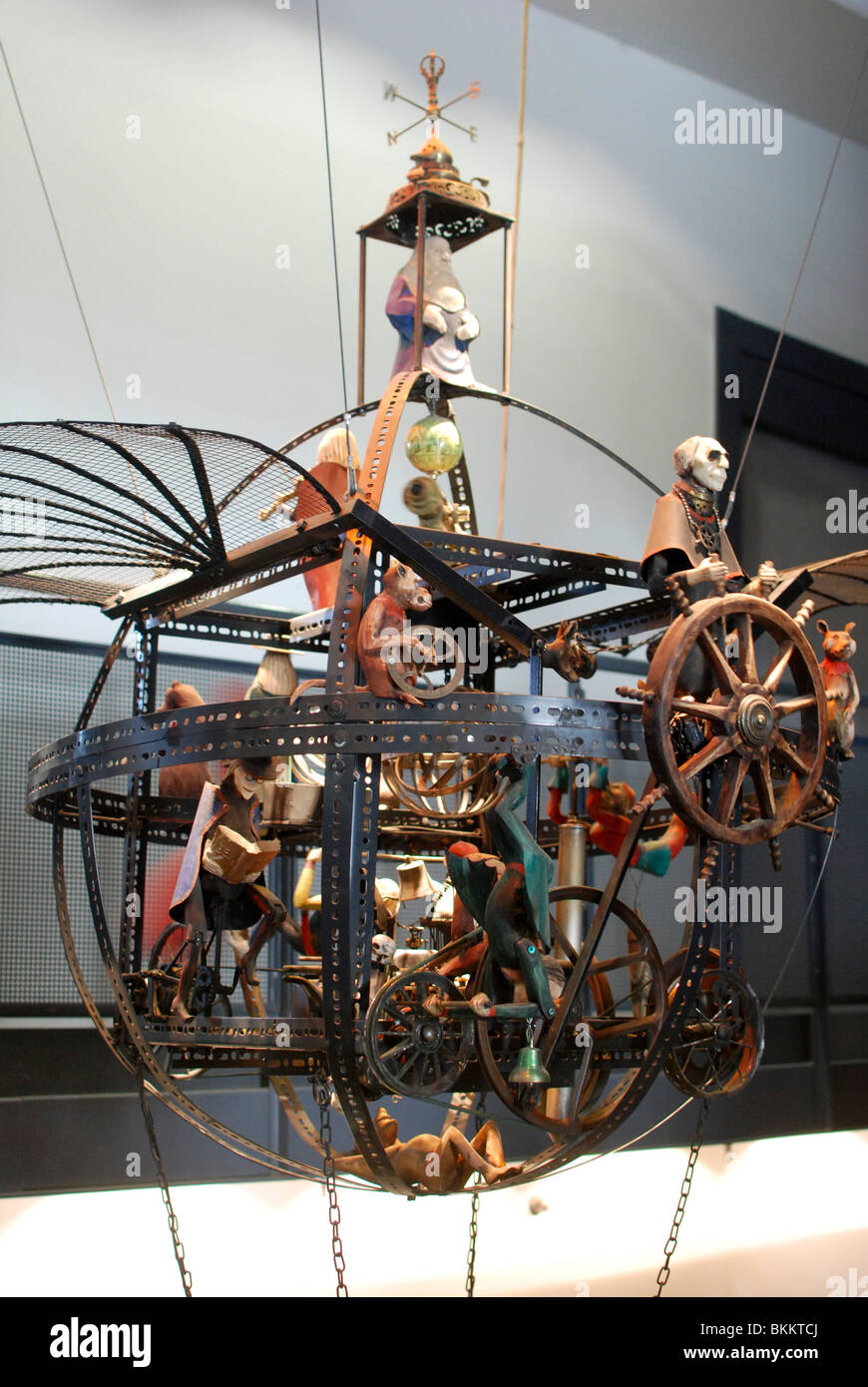 Israel, Jerusalem Science Museum. Flight: a kinetic statue Stock Photo ...