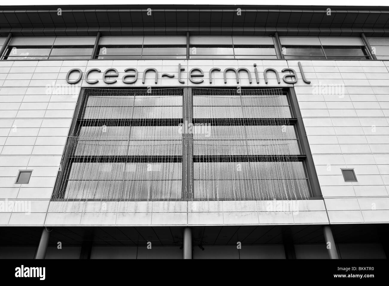 Ocean-Terminal entrance shopping mall Leith waterfront Edinburgh ...
