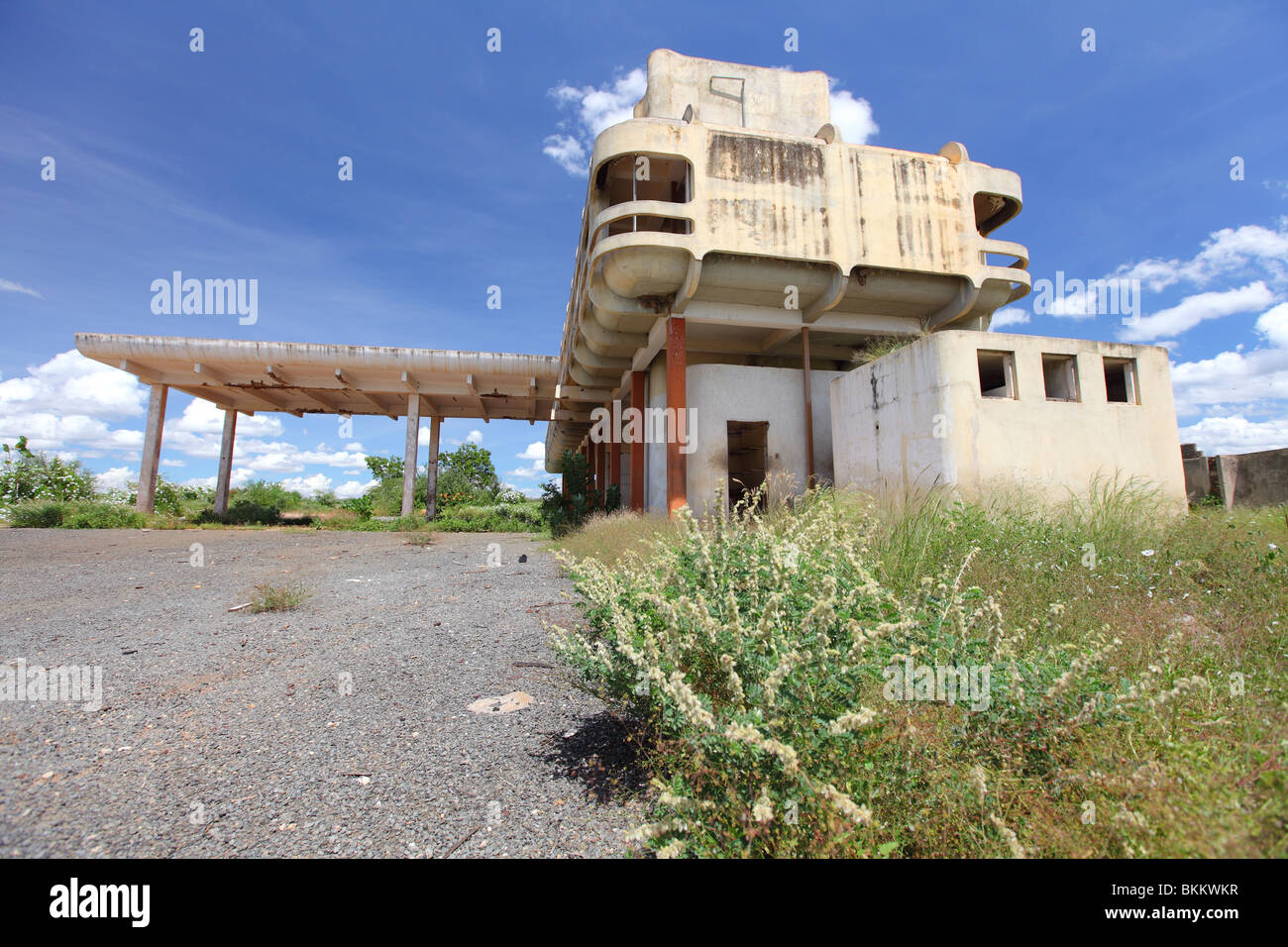 weird looking 80s building, spaceship architecture, Mombasa road, Kenya ...