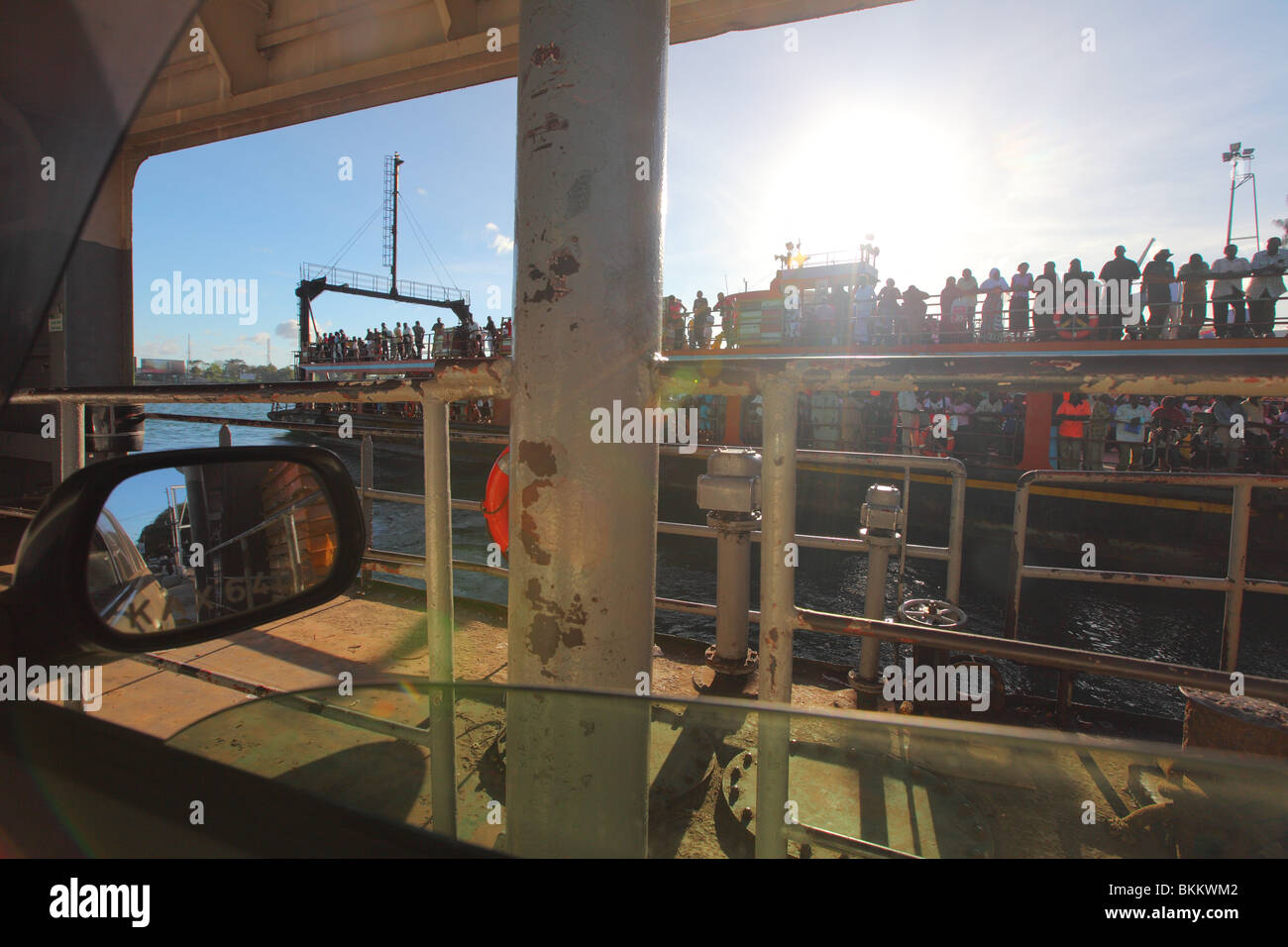 Kenya, Mombasa, East, Africa, West Kenya, ferry Stock Photo - Alamy